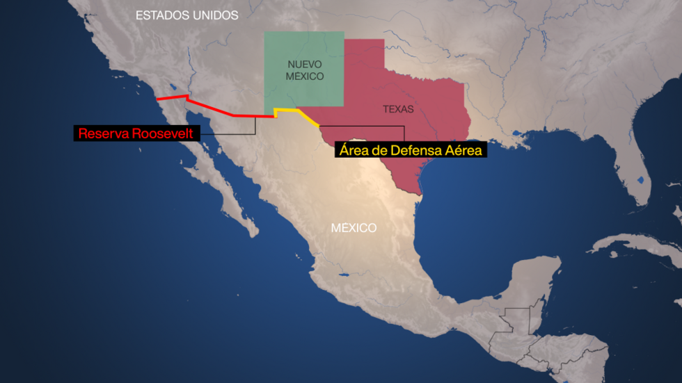 En el corazón de la nueva base militar en la frontera entre Estados Unidos y México